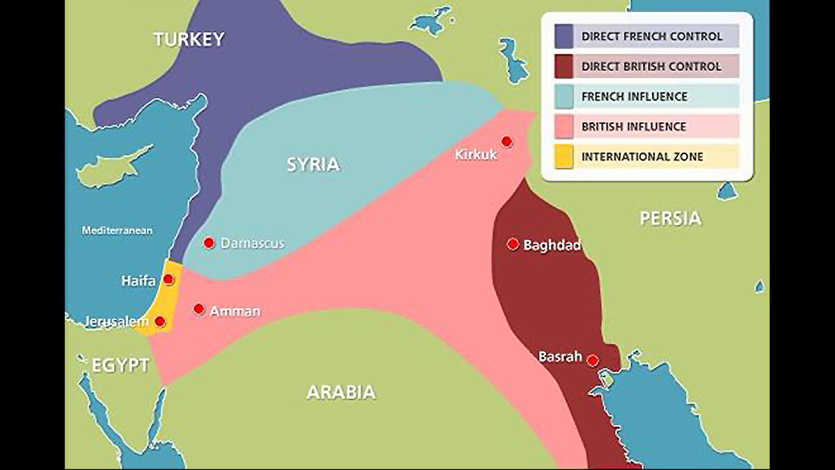 100 years on: Move over Sykes Picot, Middle East borders due a radical ...