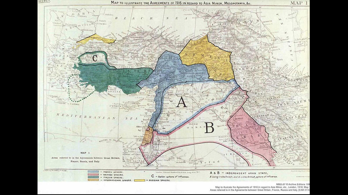 100 years on: Move over Sykes Picot, Middle East borders due a radical ...