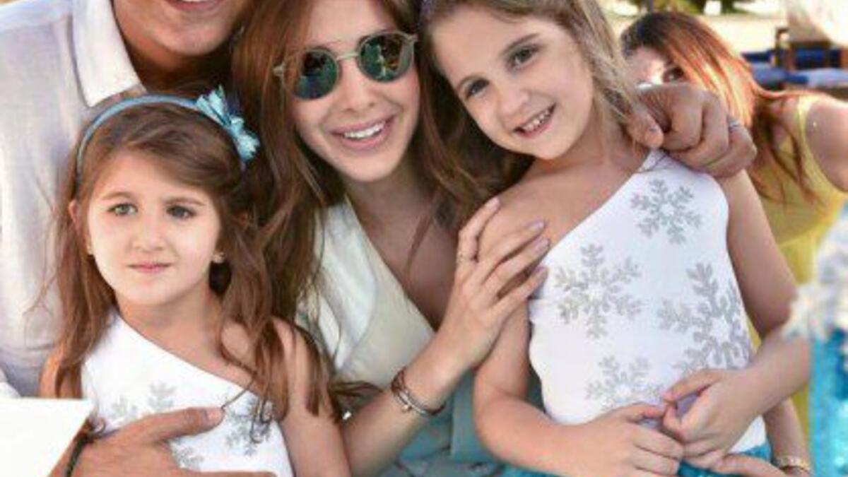 Happy birthday! Nancy Ajram and her hubby celebrate their daughters ...