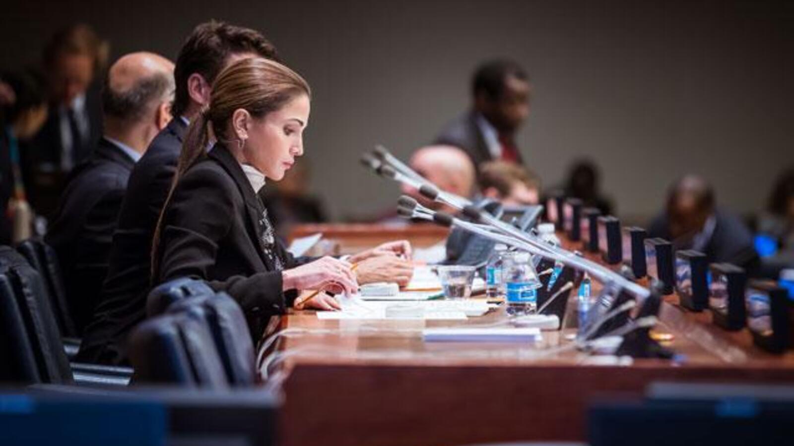 Queen Rania of Jordan appeals for more support in the Syrian conflict ...