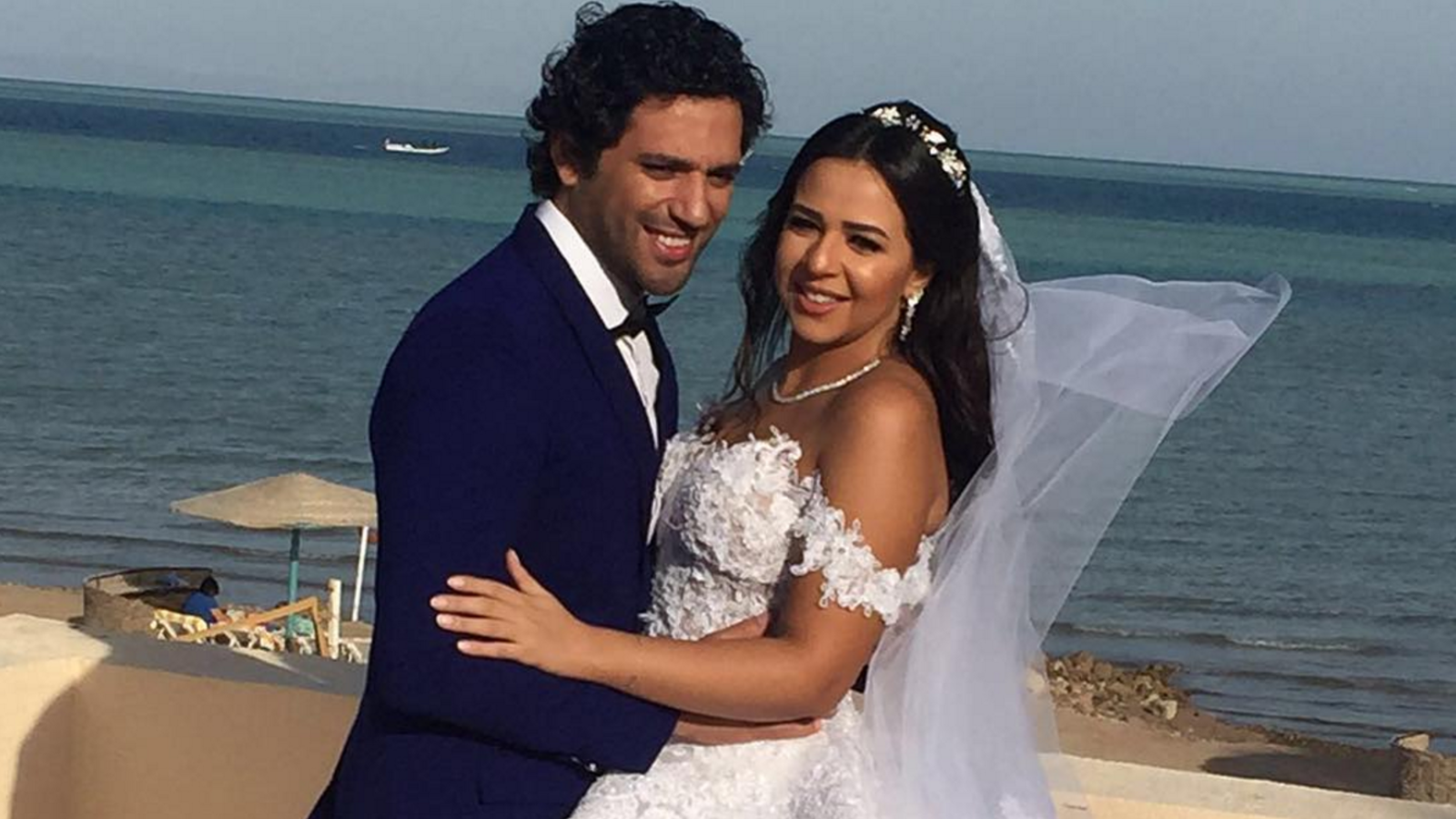 Celebrity couple Amy Samir Ghanem and Hassan Raddad tie the knot in ...