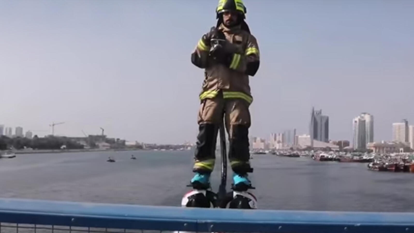 VIDEO: Dubai firefighters to battle blazes using jet packs | Al Bawaba