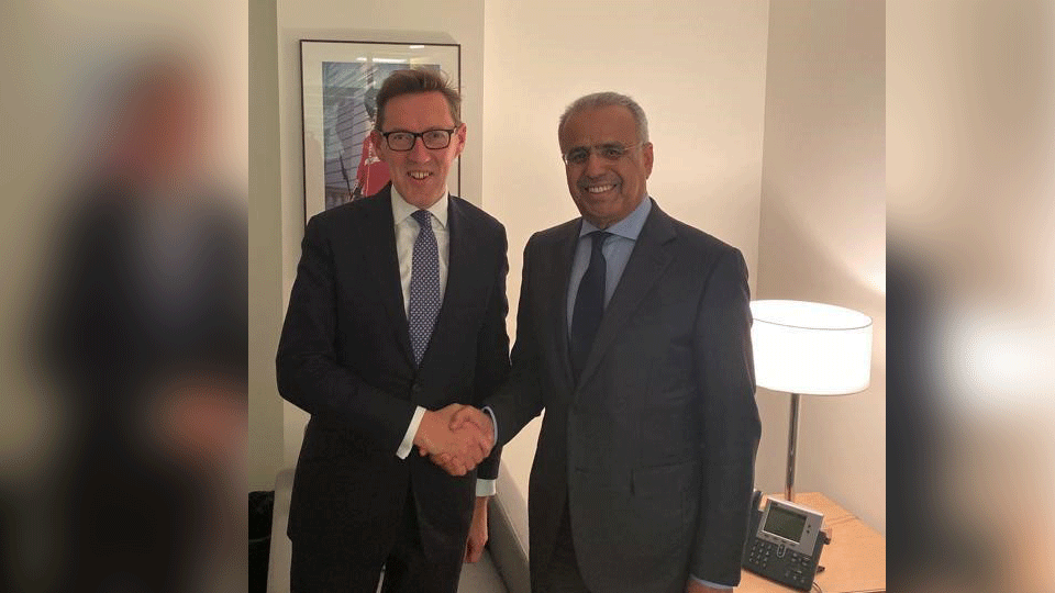 H.E. Obaid Humaid Al Tayer Meets the External Relations Minister of ...