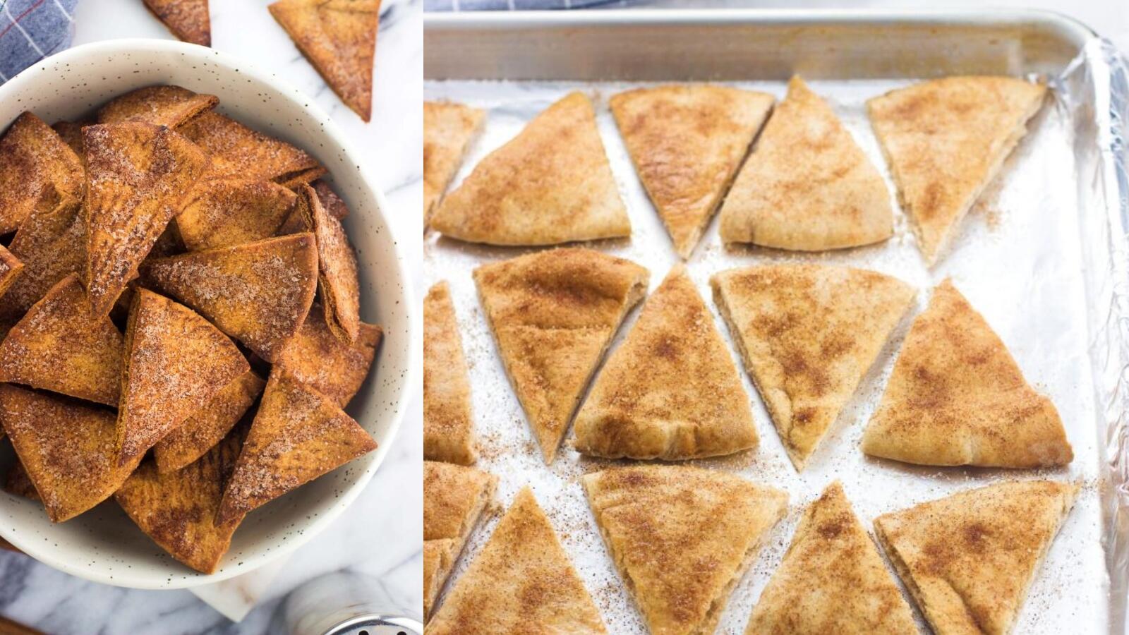 رقائق الخبز بالسكر والقرفة | البوابة