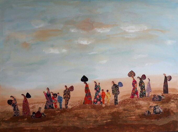 Syrian Sculptor Displays Paris Artworks on World Refugee Day | Al Bawaba