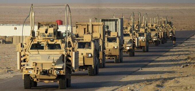 Convoy Carrying Support For US Troops in Iraq Hit by Twin Roadside ...