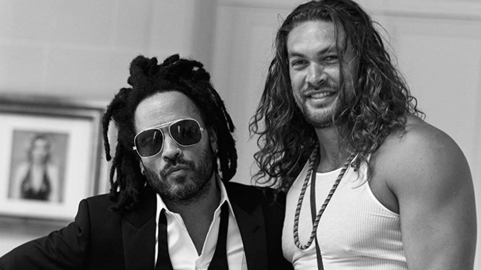 'One family. One love.': Lenny Kravitz Wishes Jason Momoa a Happy ...
