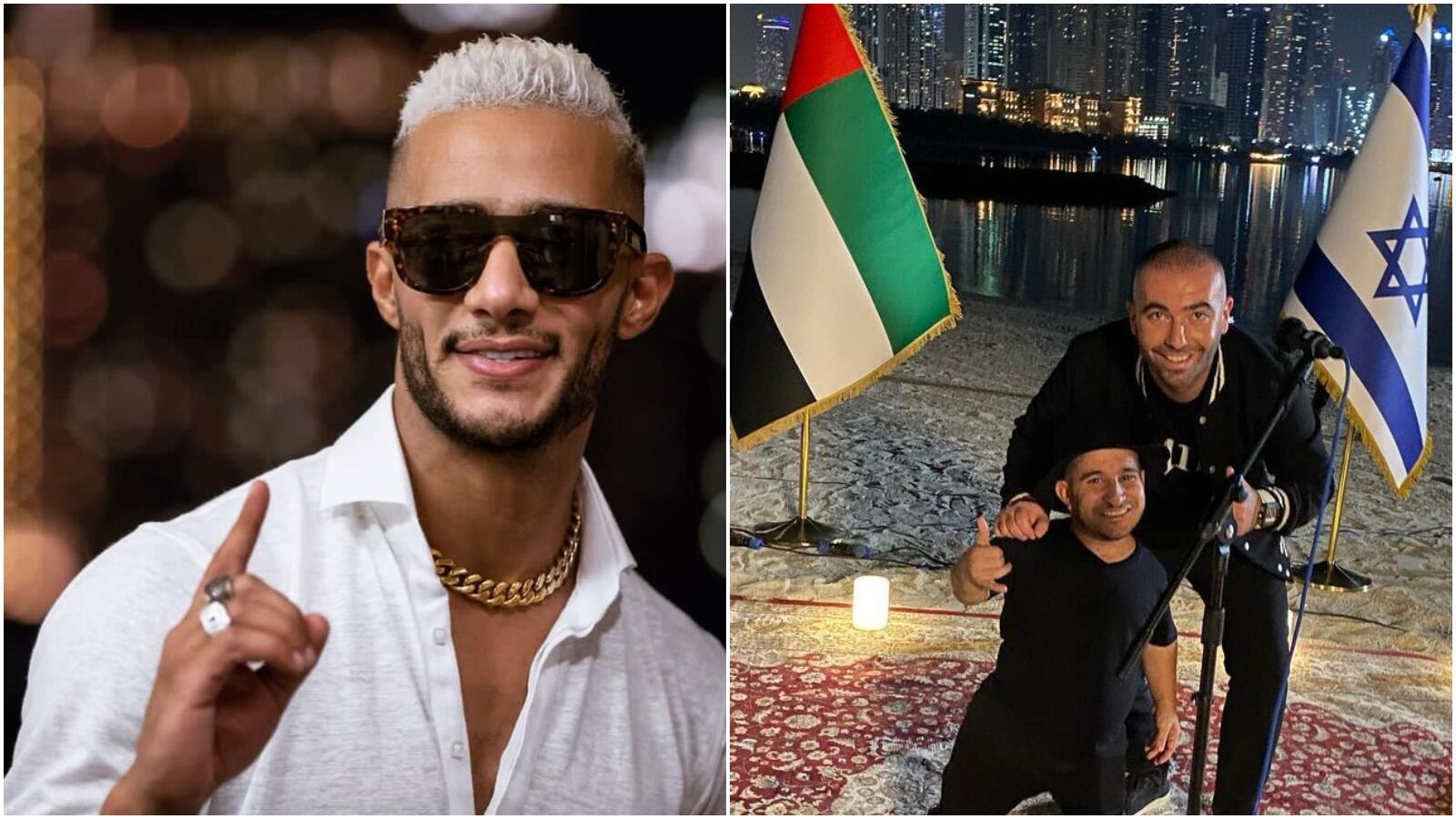 Mohamed Ramadan Hugs Israeli Singer Omer Adam in Dubai .. & an Emirati ...