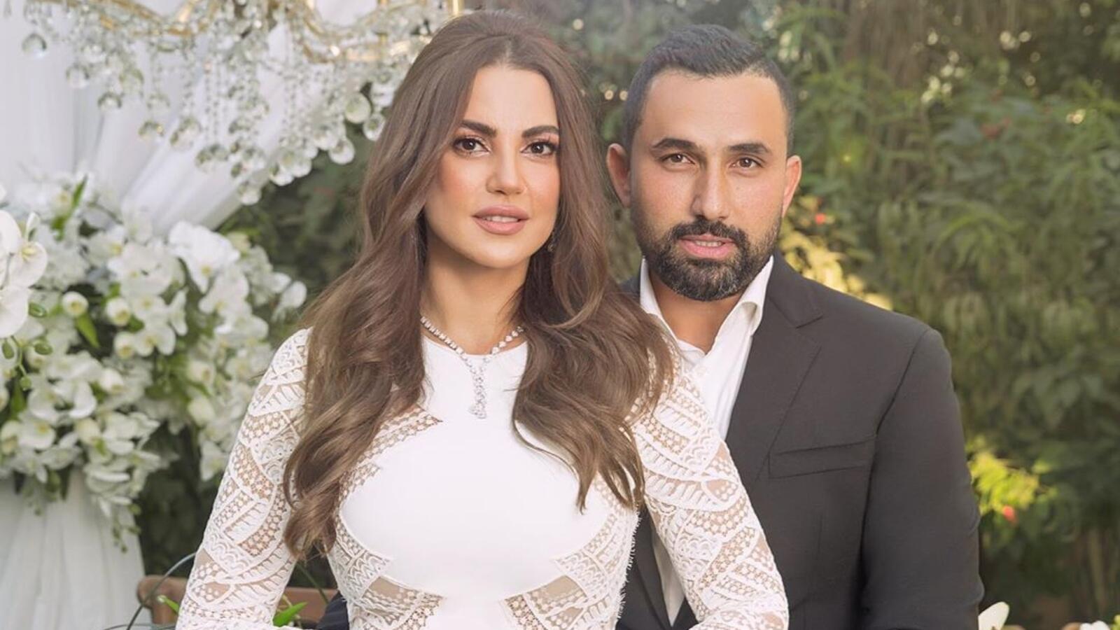 Zuhair Murad Gown and White Sneakers! Dorra Zarrouk Weds Interior ...