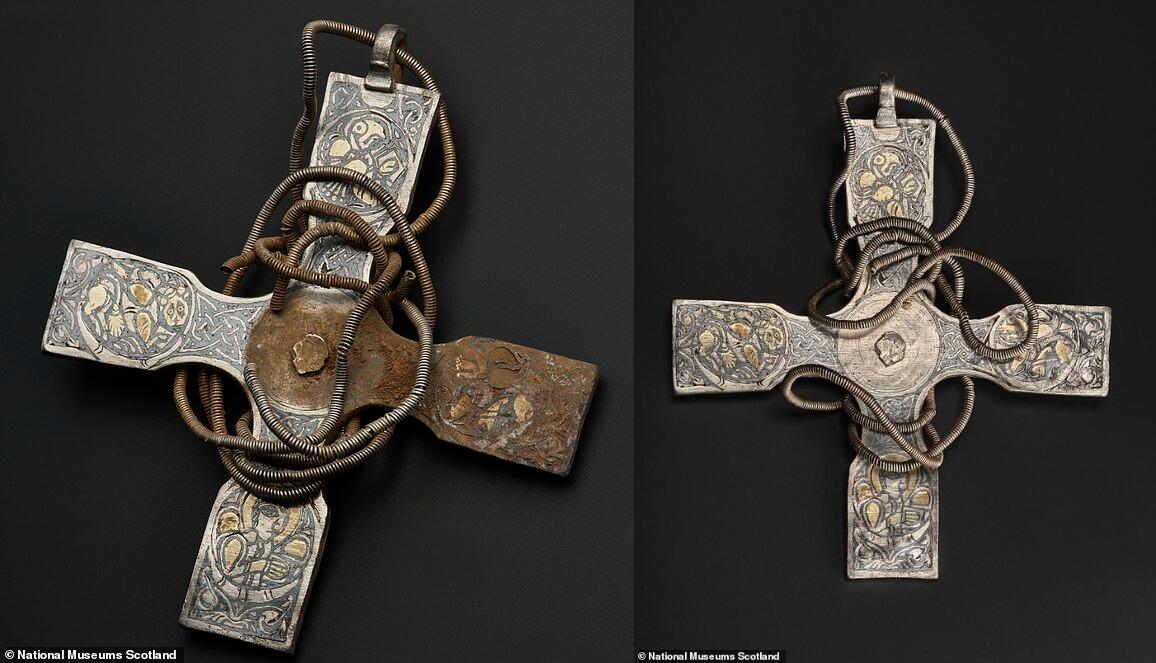 After 1000 Years: Anglo-Saxon Cross Lying in Scottish Field Restored to ...
