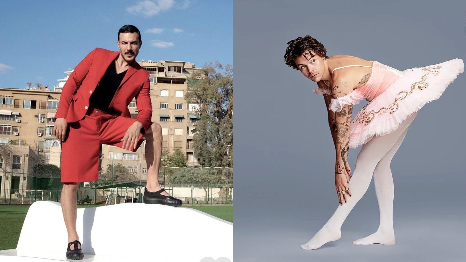 Bassel Khaiat Follows Harry Styles Footsteps and Shows His Feminine ...