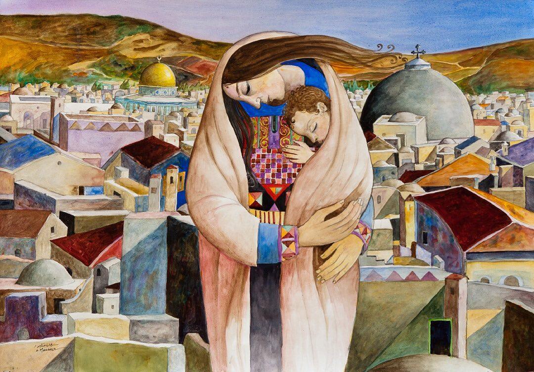 One Painting's Tale According to Palestinian Artist Sliman Mansour | Al ...