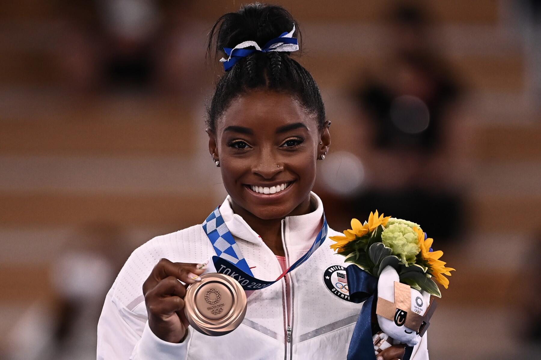 Tokyo Olympics: Simone Biles Wins Bronze in Return | Al Bawaba