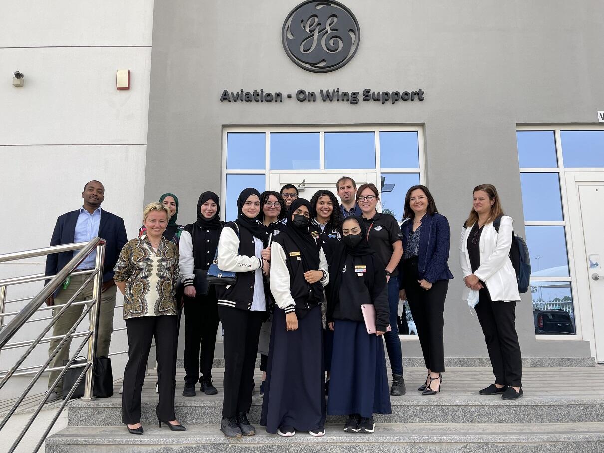 GE Hosts Female Students at Its Aviation Facility, Inspiring Them To ...