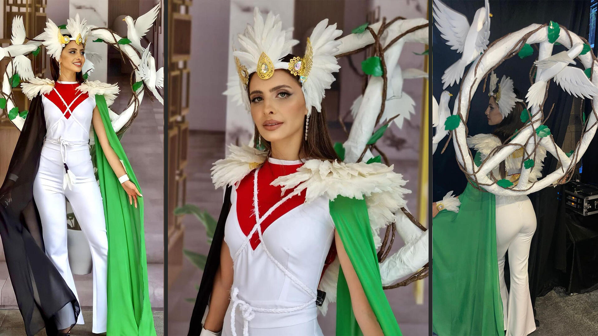 A Detainee Outfit in Miss Global! Palestinian Beauty Queen Steals the ...