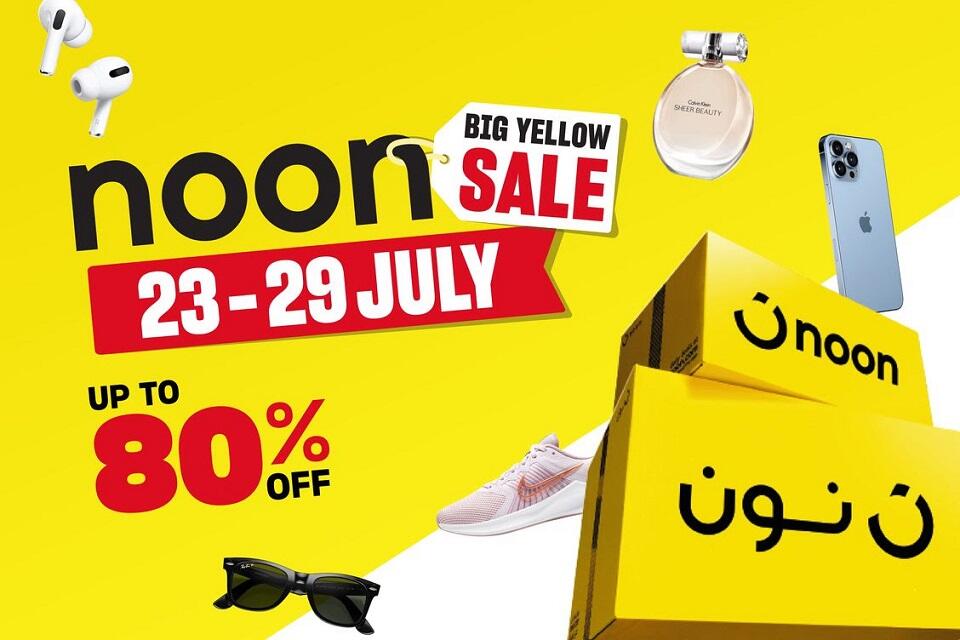 Noon.com Big Yellow Sale: Huge Deals and Price Drops of up to 80% | Al ...