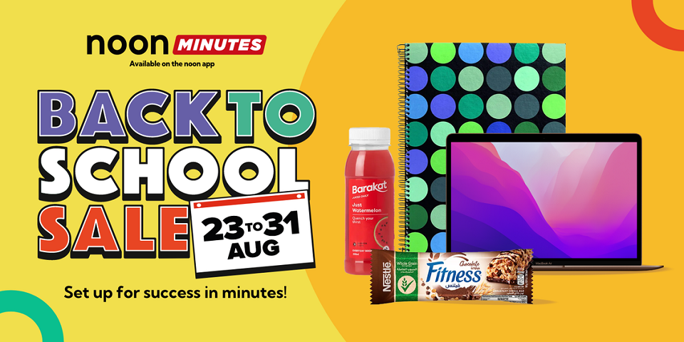 Noon Minutes’ Back to School deals delivered in 15 minutes | Al Bawaba