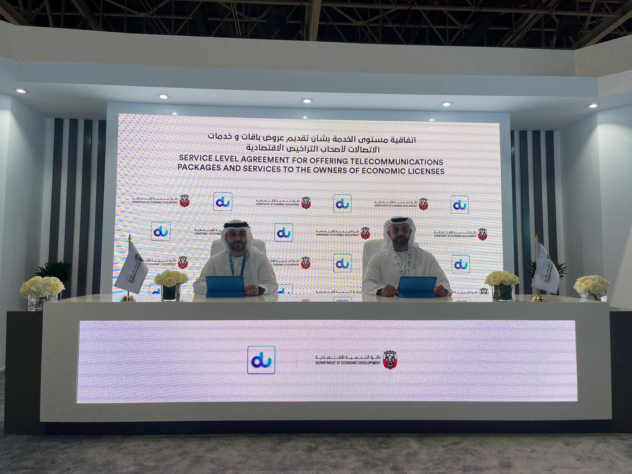 du Partners With Abu Dhabi Department of Economic Development To Enable ...