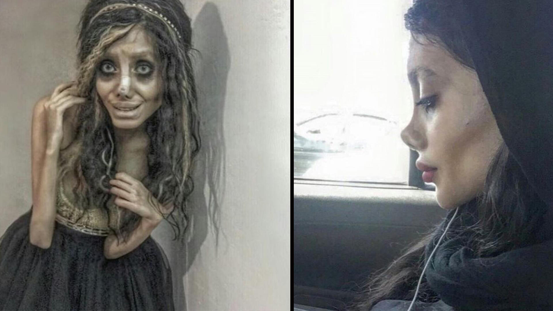 Video: Zombie Angelina Jolie shows her real face | Al Bawaba