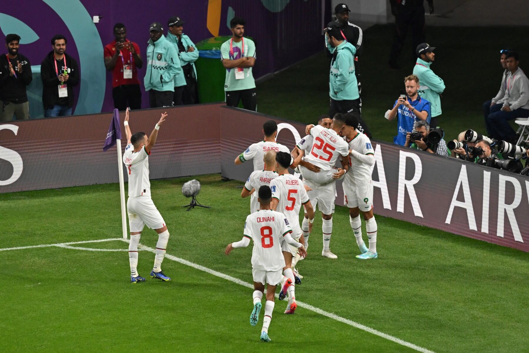 Morocco upset Belgium with 2-0 win at World Cup | Al Bawaba