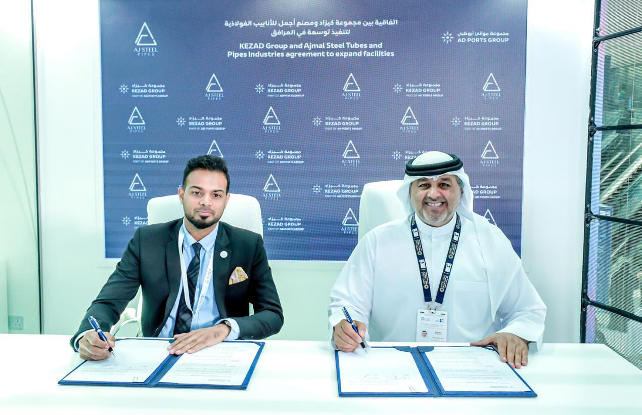 AJ Steel Sign Agreement with KEZAD Group to Expand Operations in Abu ...