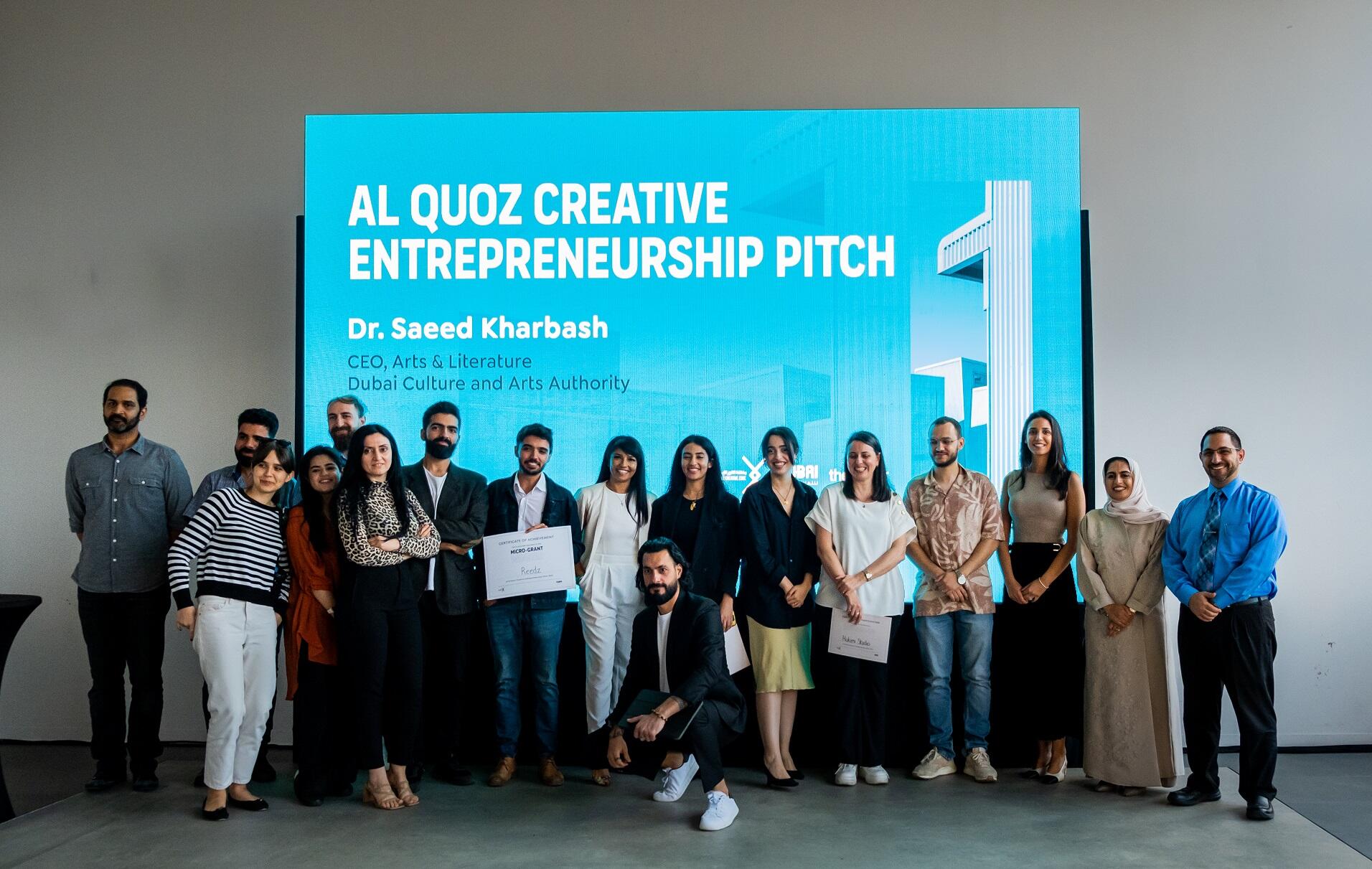 Al Quoz Creative Entrepreneurship Pitch: An innovative space for ...