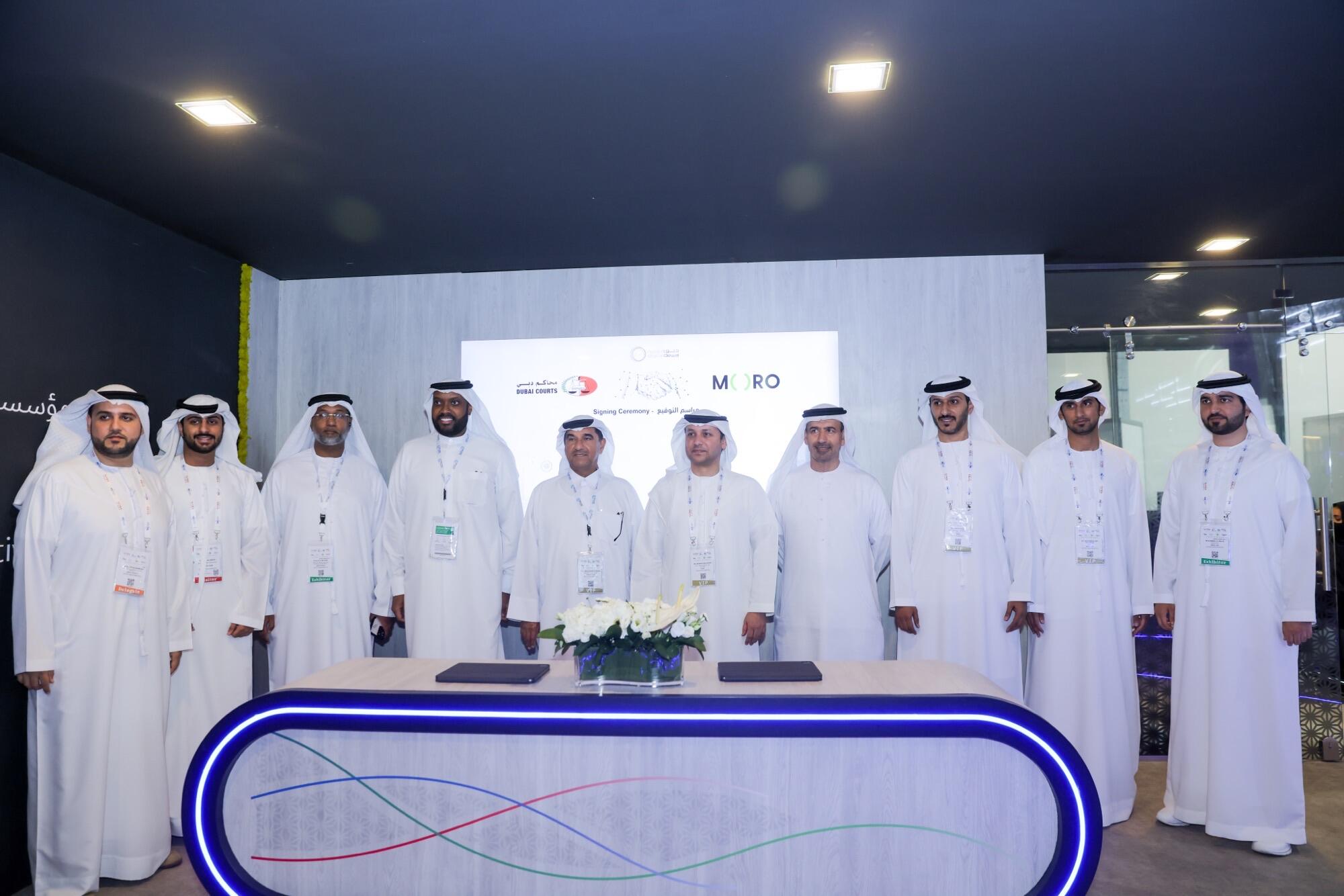 Dubai Courts signs MoU with Moro Hub to enhance their collaboration in ...