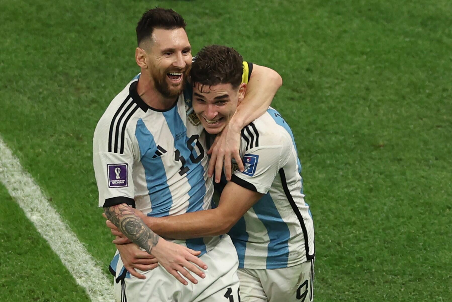 Messi and Alvarez fire Argentina past Croatia into World Cup final