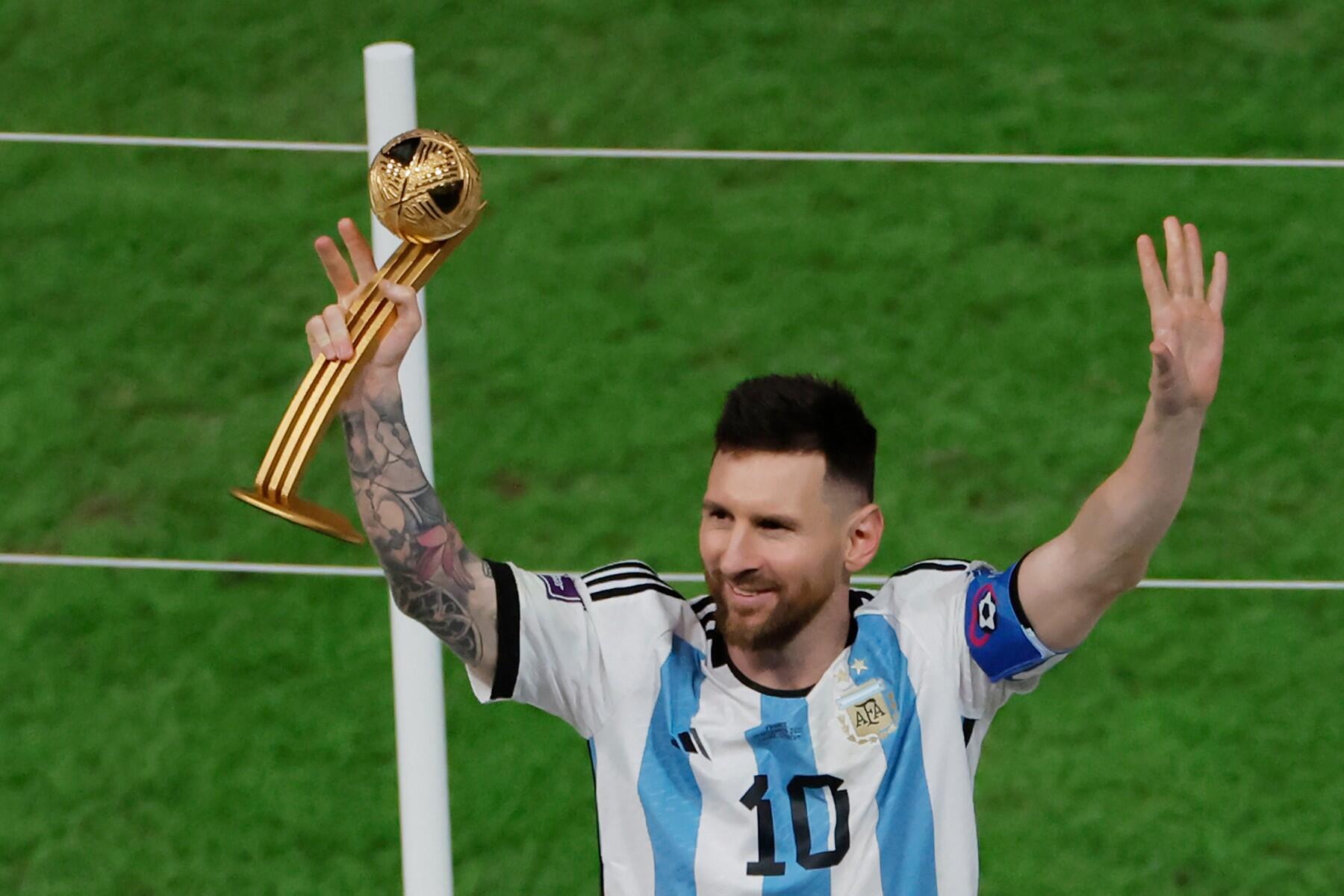 Lionel Messi wins Golden Ball for best player at World Cup