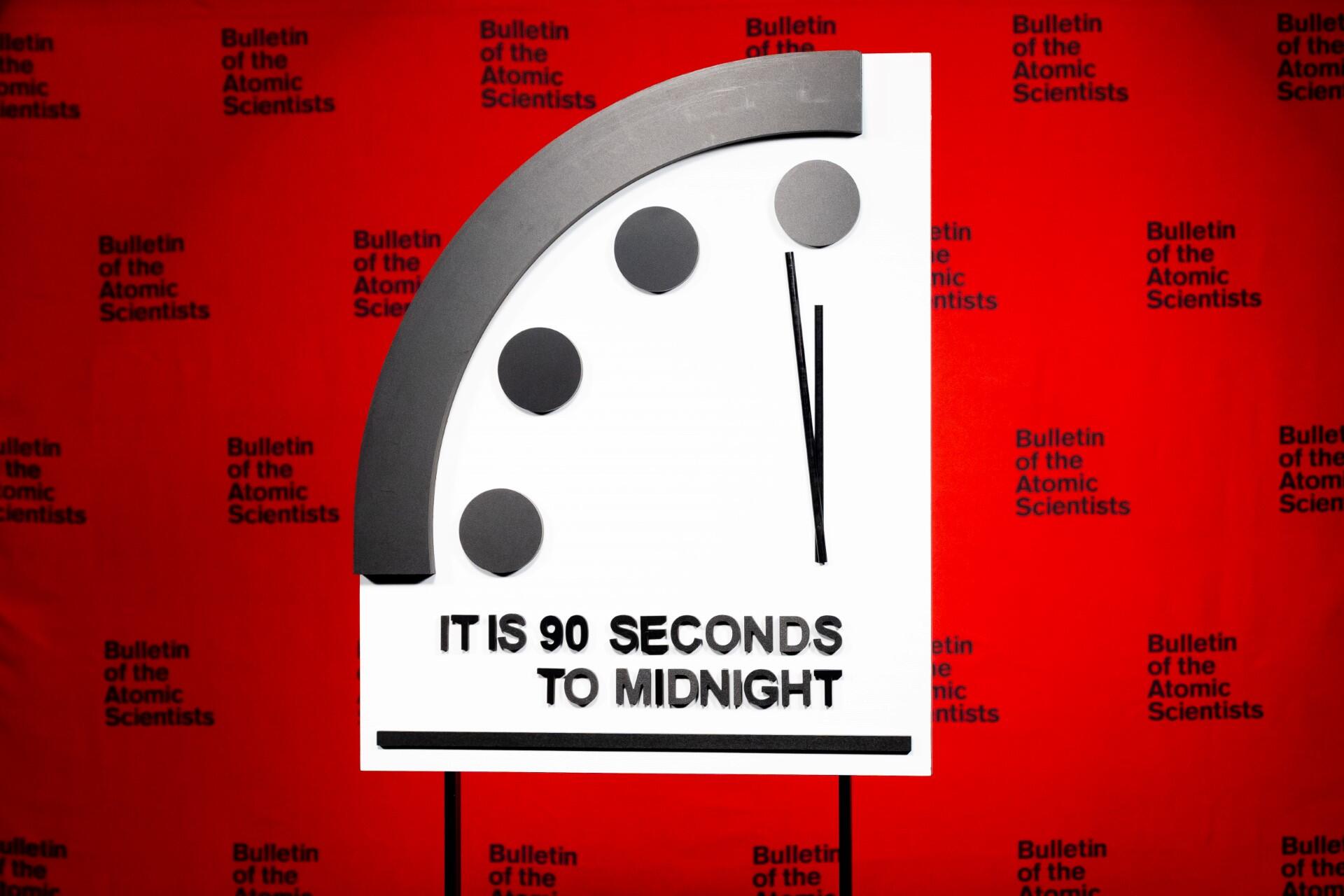 Doomsday Clock Is Set At 90 Seconds To Midnight Al Bawaba Doomsday Clock Is Set At 90 Seconds To Midnight Al Bawaba
