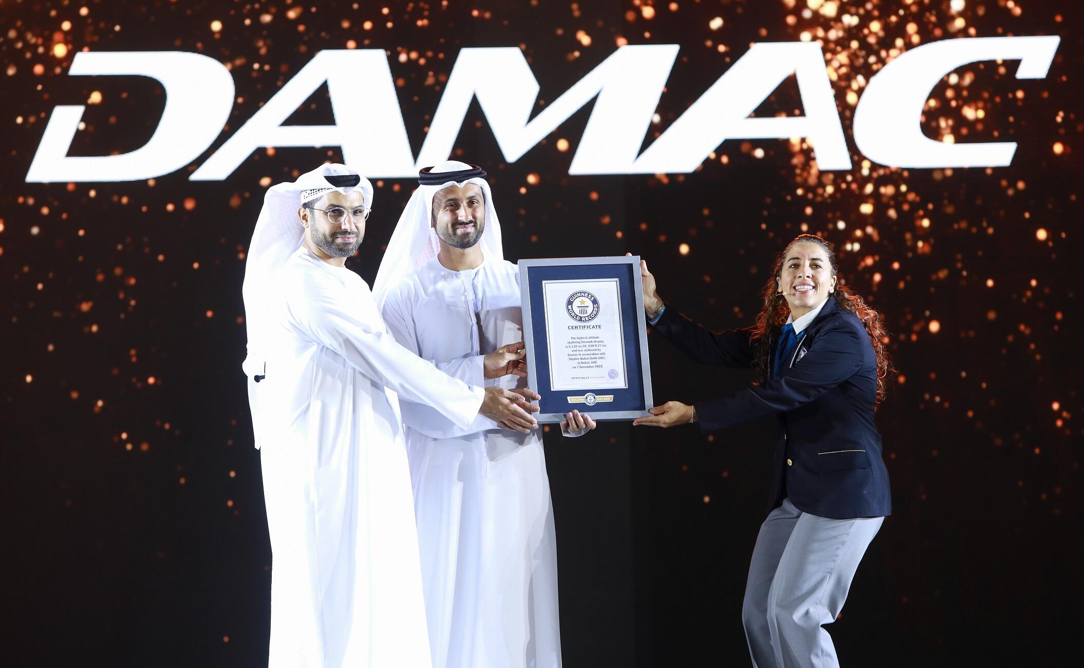 DAMAC Group in association with Skydive Dubai breaks Guinness record ...