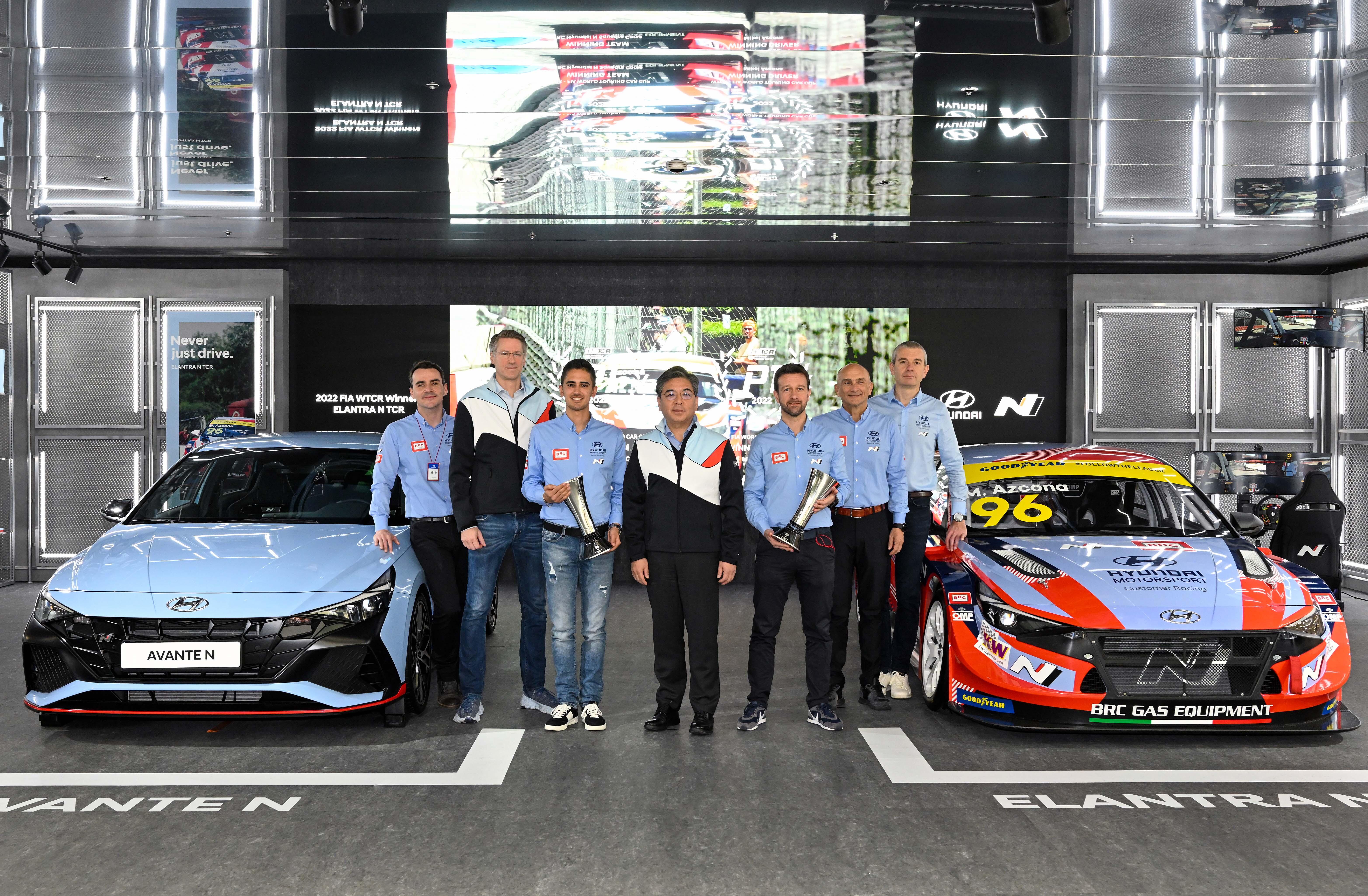 Hyundai Motor Celebrates Double Victories in WTCR 2022 with Exhibition ...