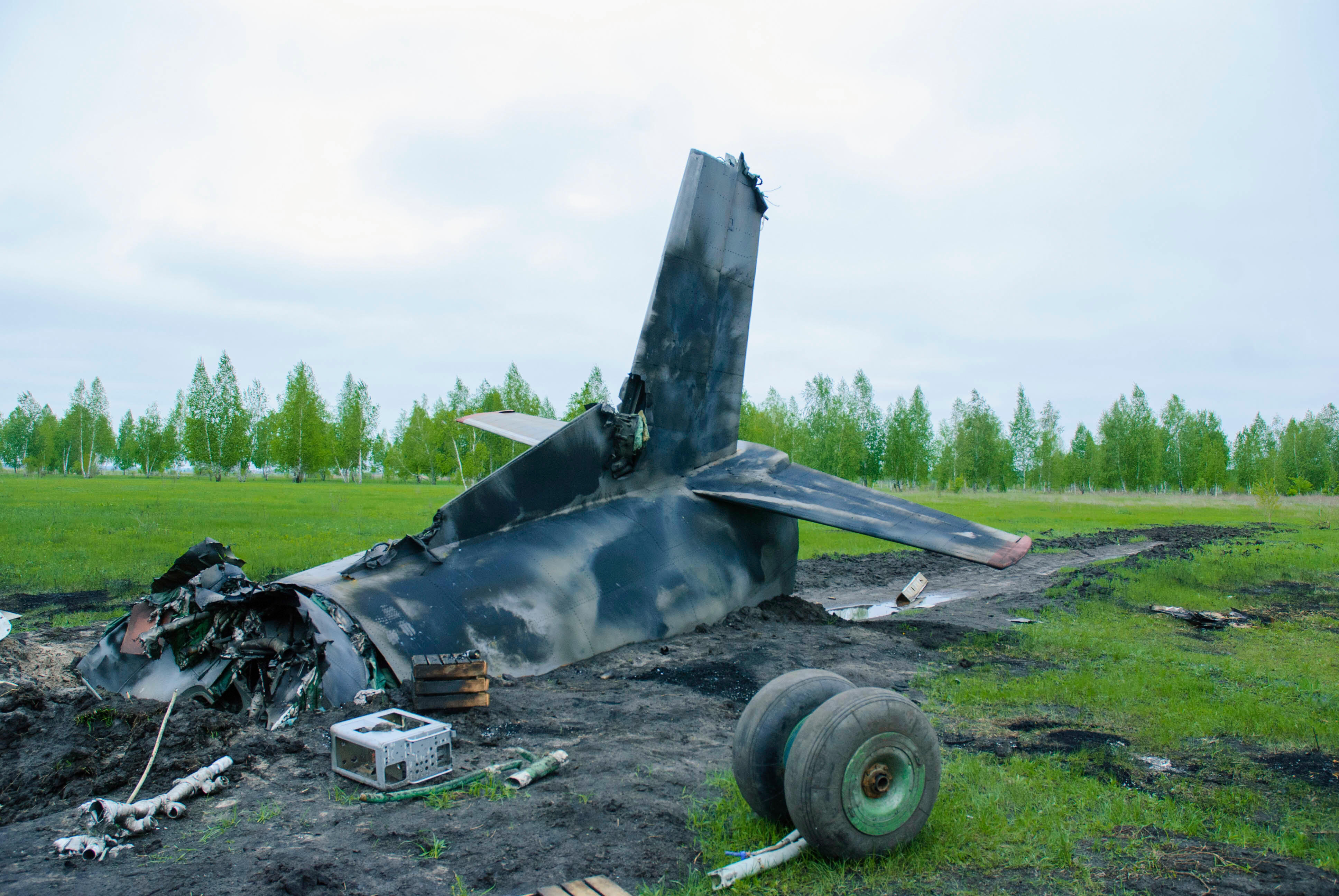 Russian warplane crashes in Ukraine | Al Bawaba