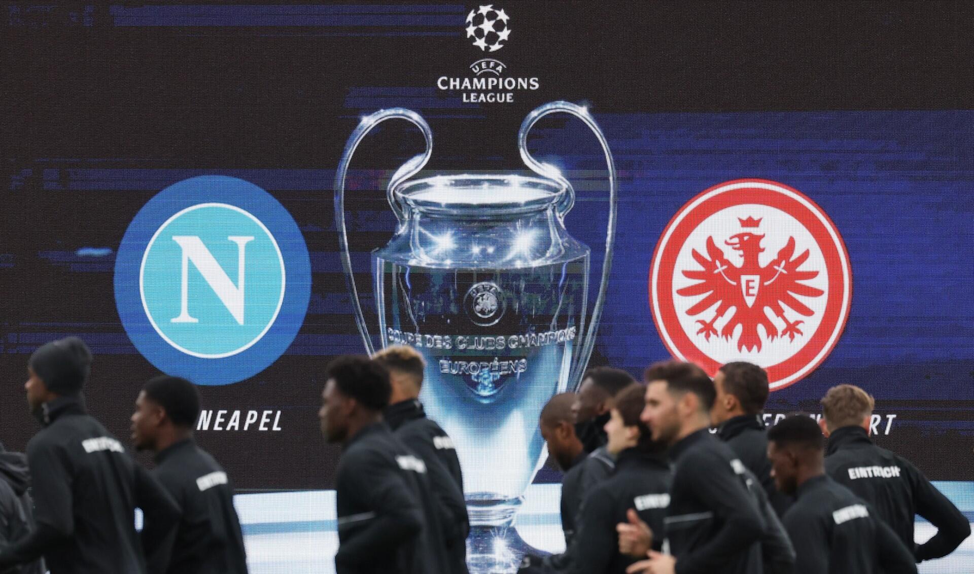 Champions League: Napoli vs Eintracht Frankfurt predicted lineups