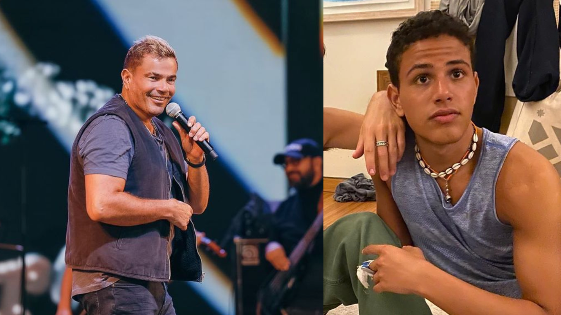 Amr Diab joins his son for new commercial | Al Bawaba