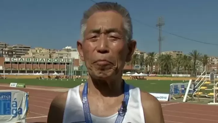 Old man, 92, won 60 meter dash at World Master Athletics | Al Bawaba