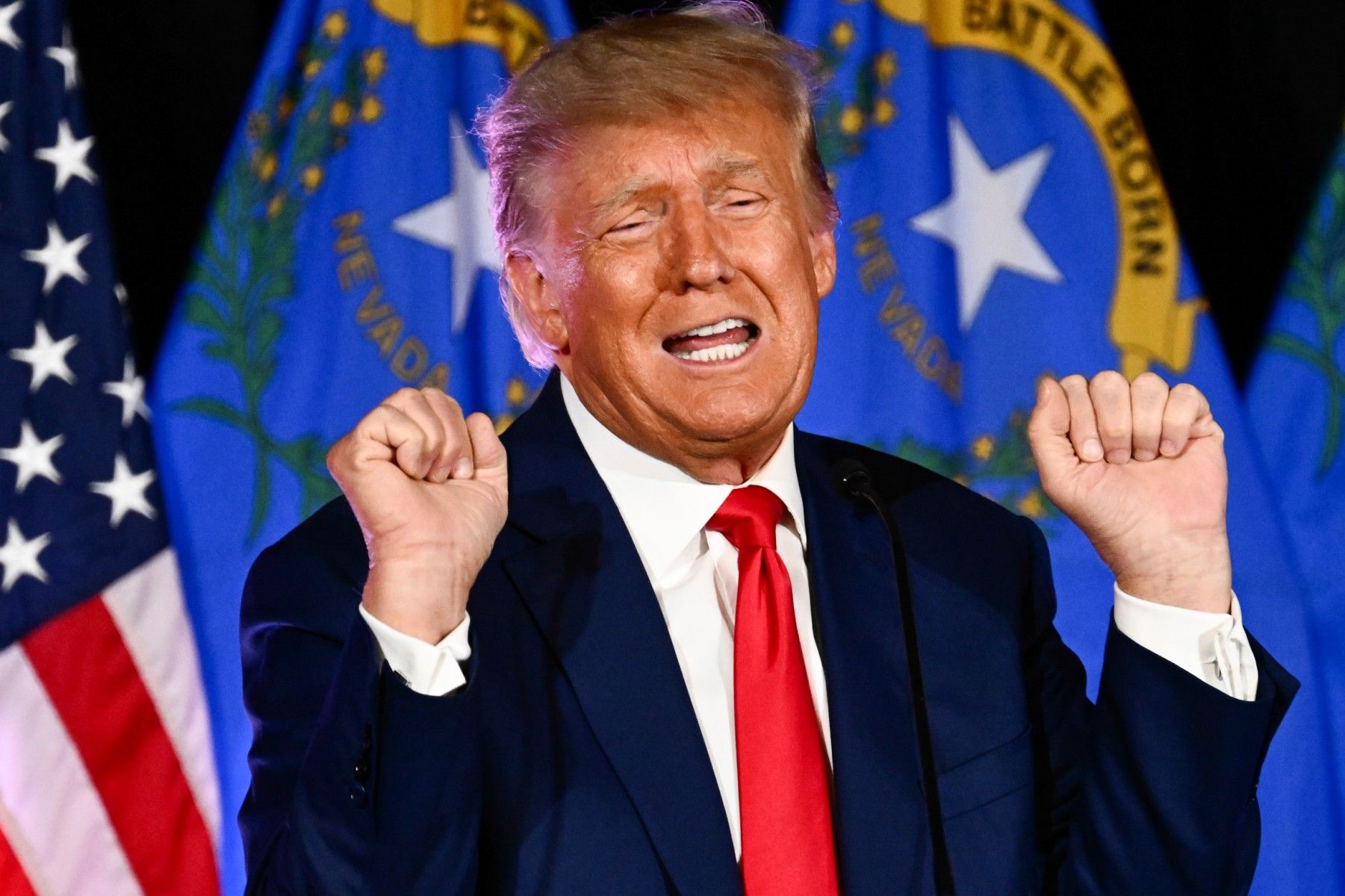 Photo: visualizing Trump’s natural skin color! | Al Bawaba