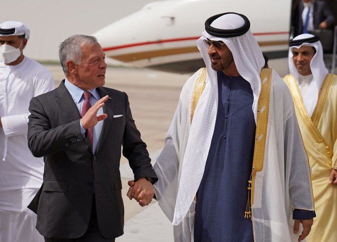 Mohammed bin Zayed arrives in Jordan | Al Bawaba