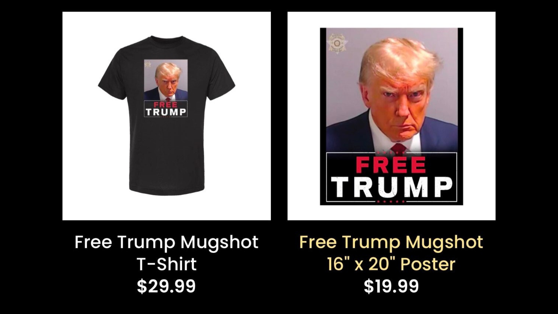 Donald Trump mugshot merch makes more than $7m | Al Bawaba