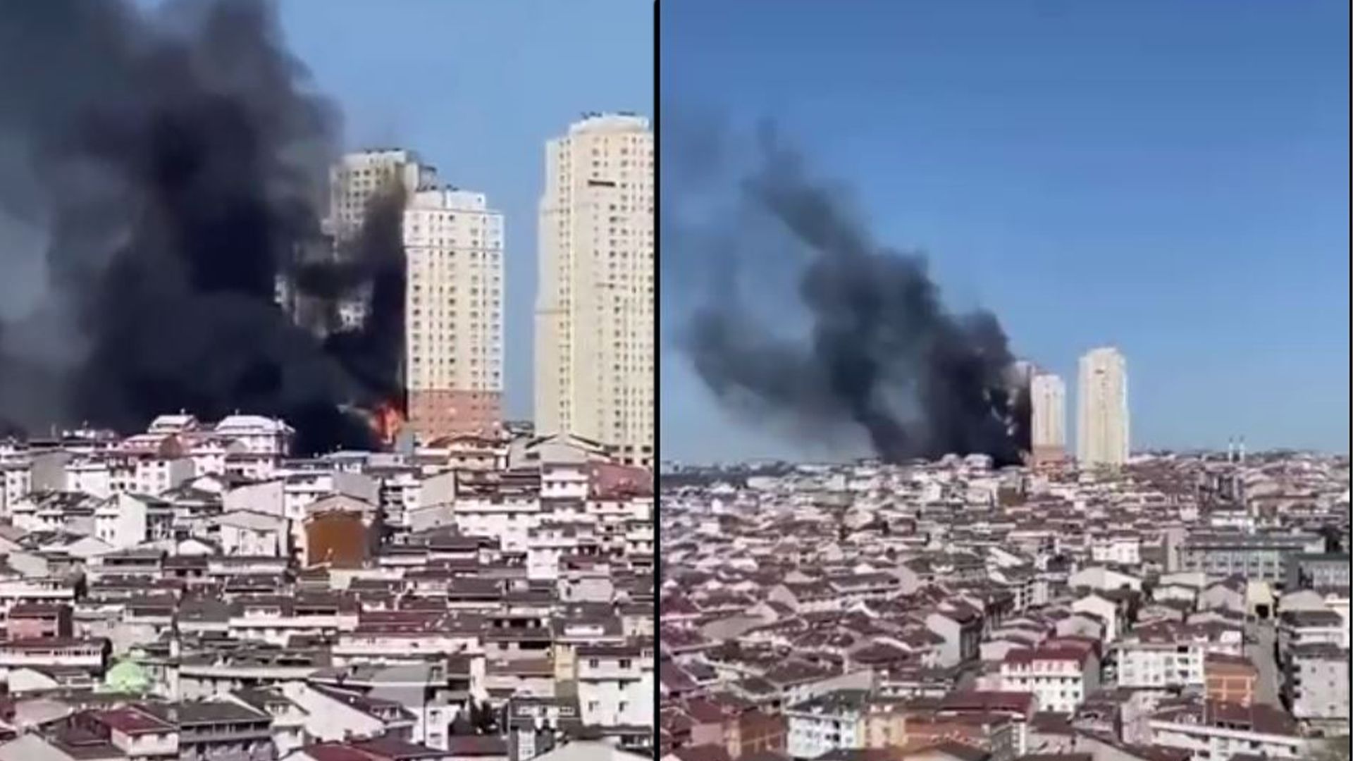 Huge fire engulfs building in Istanbul (Video) | Al Bawaba