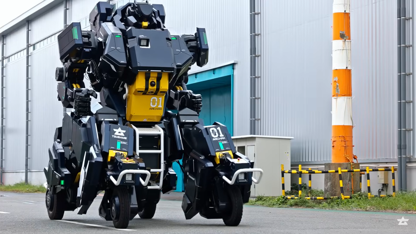 The Iconic famous Gundam from the anime series comes to life in a real ...