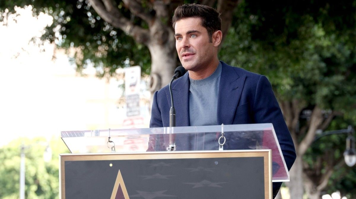 Zac Efron honors late Matthew Perry at his Hollywood Walk of Fame | Al ...