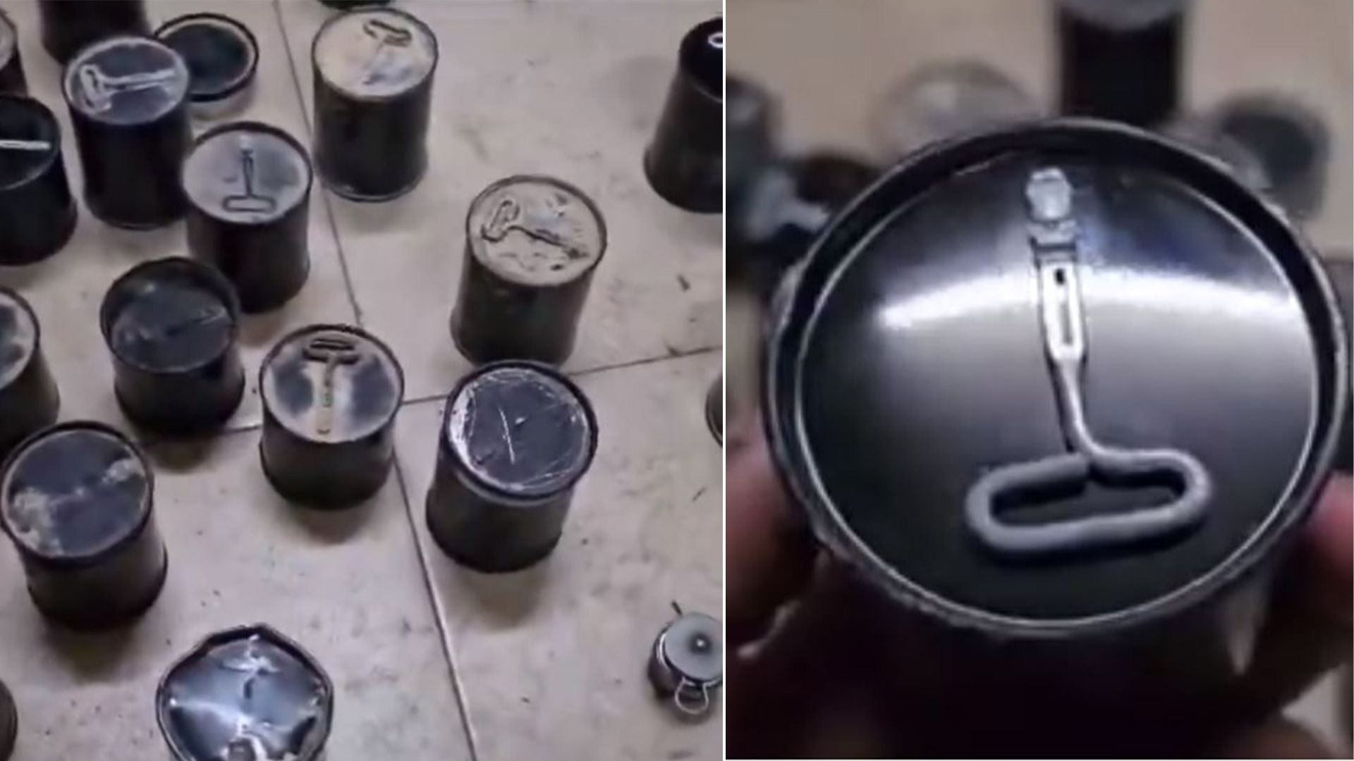 Did Israel drop cans containing explosives in Gaza? | Al Bawaba