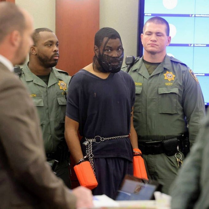 Defendant shackled during retry for attacking judge in Las Vegas trial ...