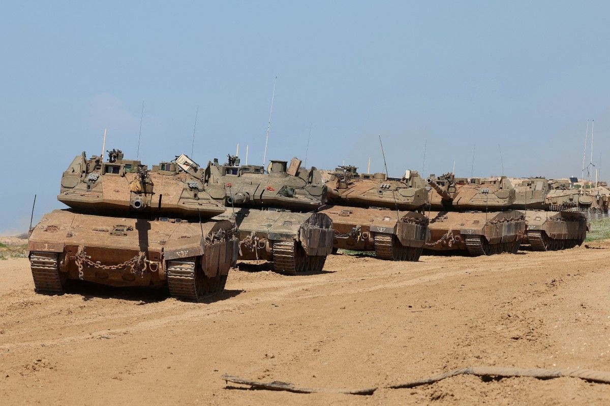 Israel tests new tanks and armored vehicles in Gaza | Al Bawaba