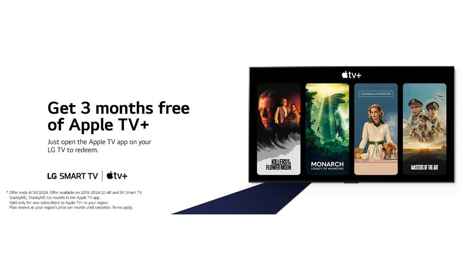 LG Offers Three-month Free Trial For Apple Tv+ To Smart Tv And ...