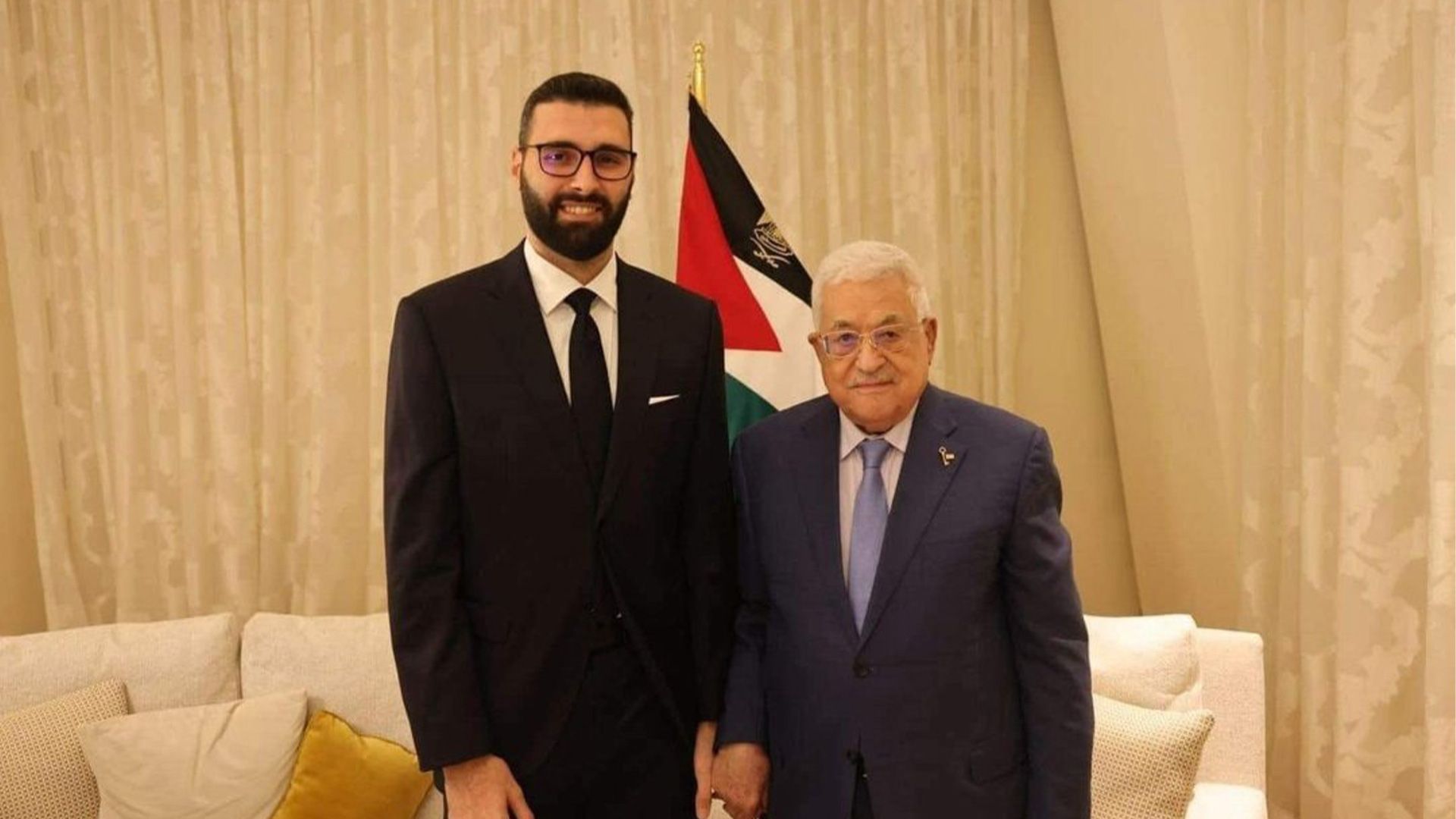 Motaz Azaiza sparks controversy after meeting Abbas | Al Bawaba