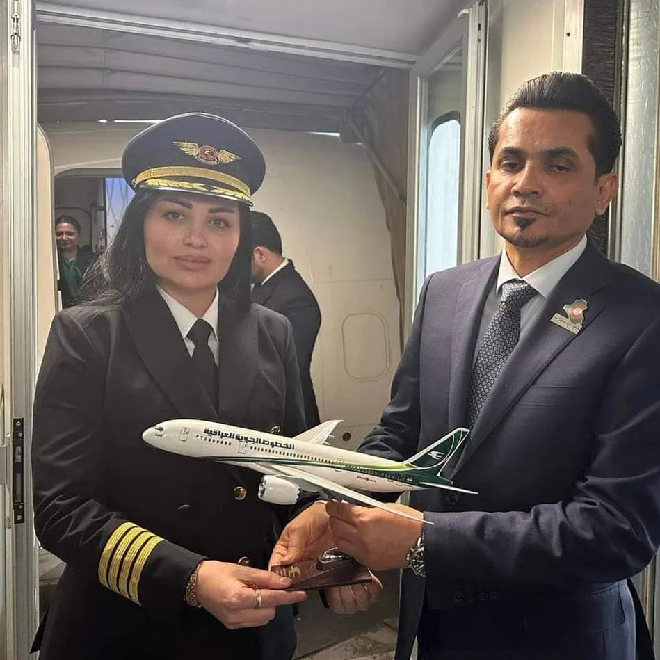 First Iraqi woman with "pilot" rank to fly an airplane | Al Bawaba