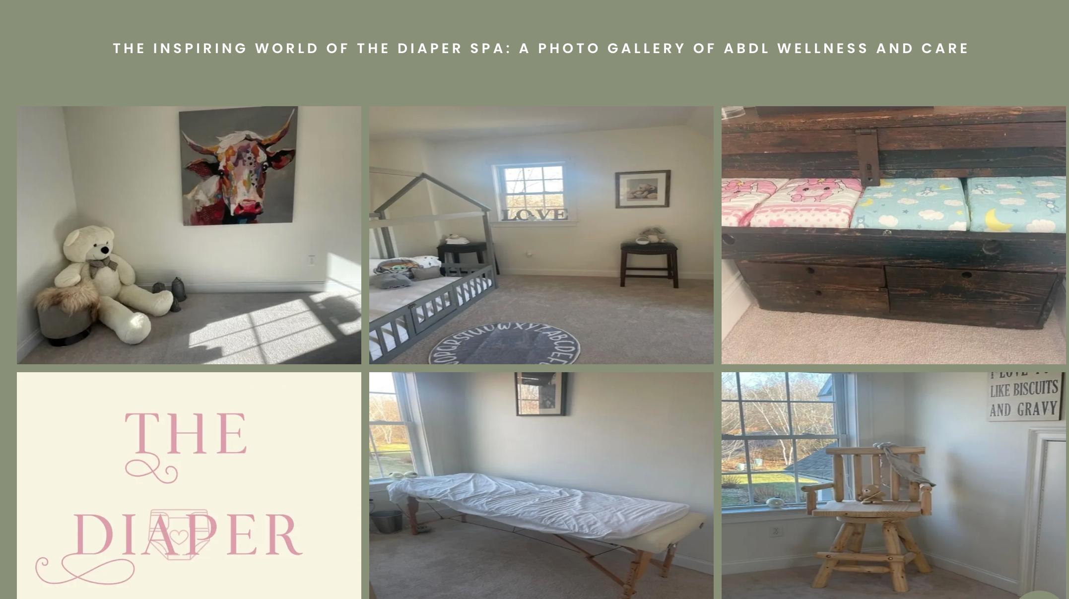 Nursery for adults sparks controversy...What is a Diaper Spa? | Al Bawaba