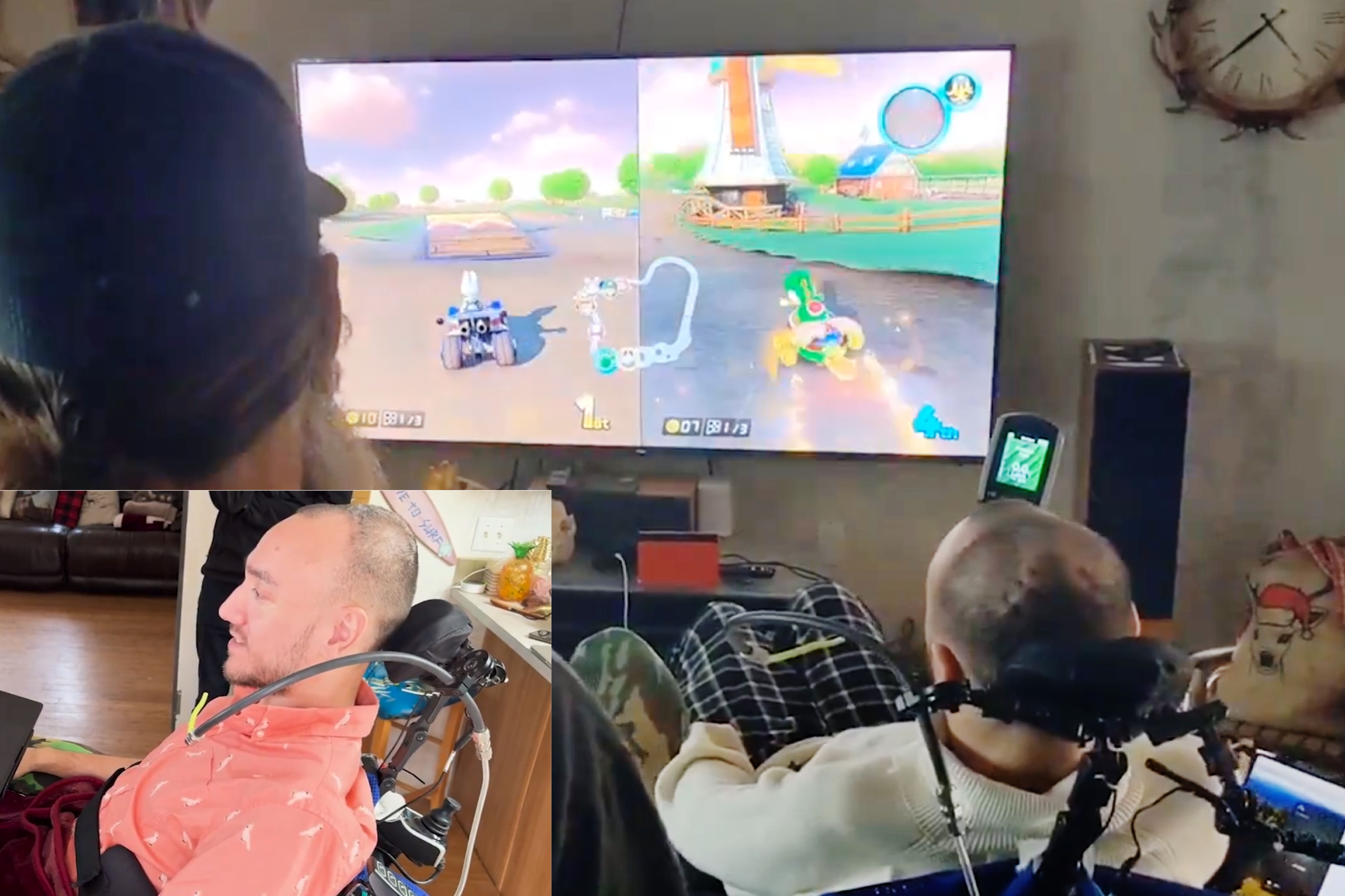 Video: First person with Elon Musk’s brain chip playing Mario Kart with ...